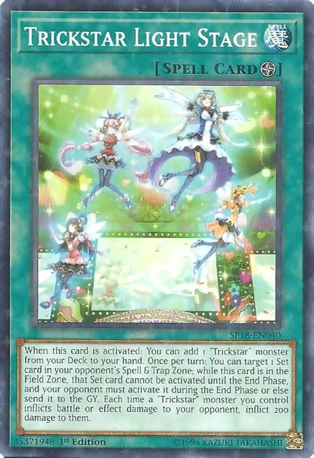 Trickstar Light Stage (Starfoil) - Star Pack VRAINS - YuGiOh