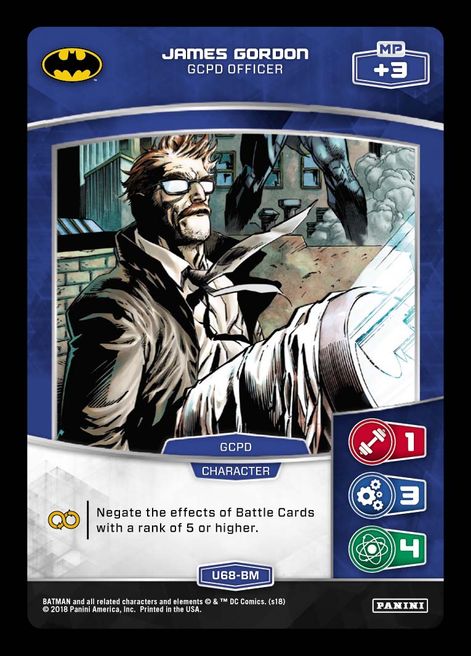 James Gordon - GCPD Officer - Batman - MetaX TCG