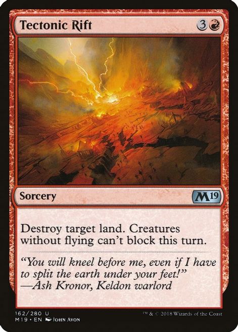 Tectonic Rift - Core Set 2019 - Magic: The Gathering