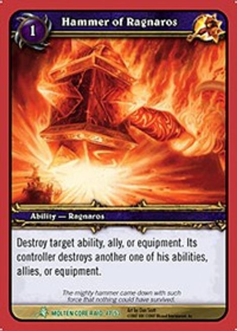 Hammer of Ragnaros - Molten Core - WoW