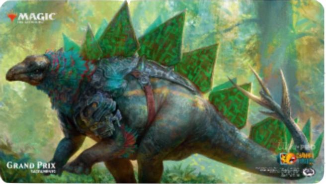 Magic Grand Prix 2018 Playmat: Sacramento - Runic Armasaur - Magic ...
