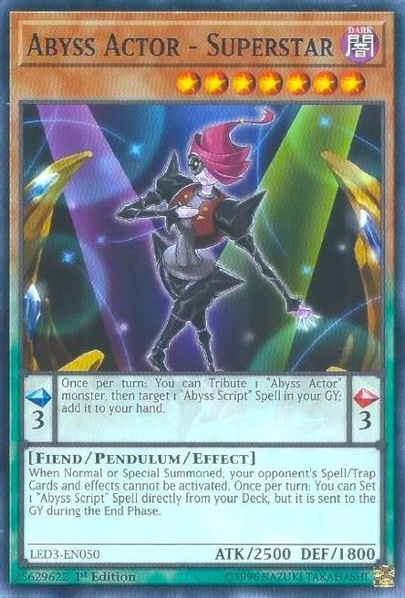 Abyss Actor - Superstar - Legendary Duelists: White Dragon Abyss - YuGiOh