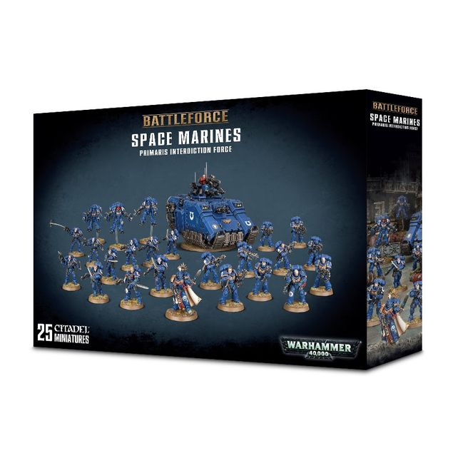 Warhammer: 40K - Battleforce: Space Marine Primaris Interdiction Force ...