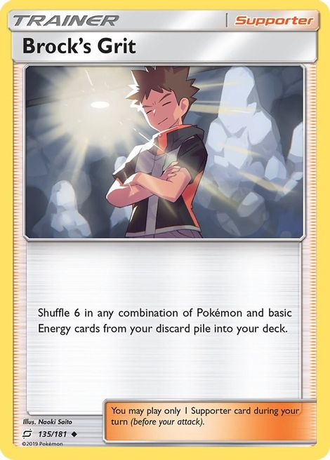 Brock's Grit - SM - Team Up - Pokemon