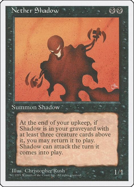 Nether Shadow - Fourth Edition - Magic: The Gathering