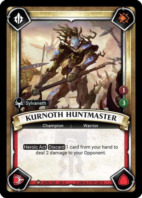 Kurnoth Huntmaster (Claimed) - Wave 3 - Savagery - Warhammer Age of ...