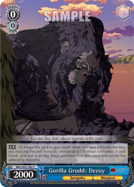 Gorilla Grodd: Decoy - Batman Ninja - Weiss Schwarz Gorilla Grodd: Decoy - Batman Ninja - Weiss Schwarz