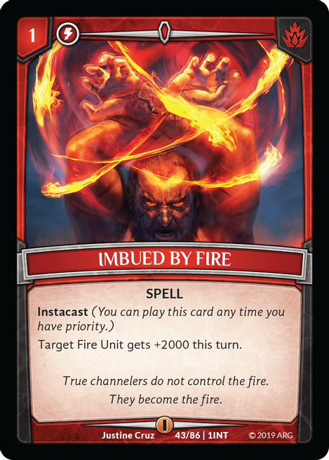 Imbued by Fire - Intro Decks - 2019 - Argent Saga TCG