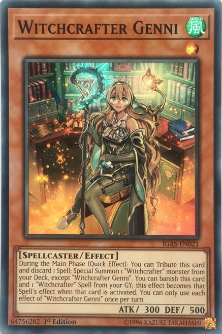 Witchcrafter Genni - Ignition Assault - YuGiOh