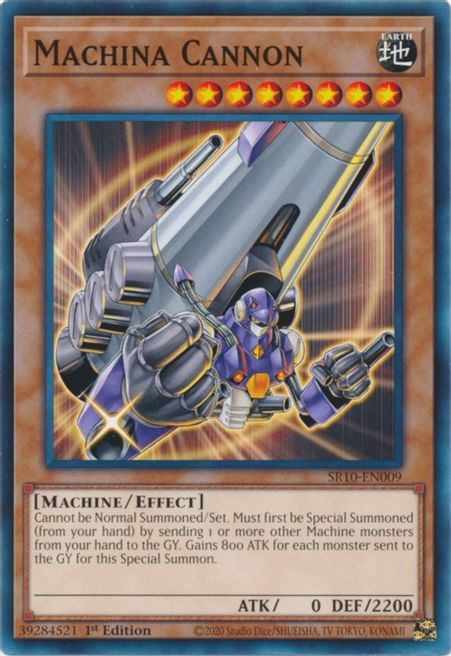 Machina Cannon - Structure Deck: Mechanized Madness - YuGiOh
