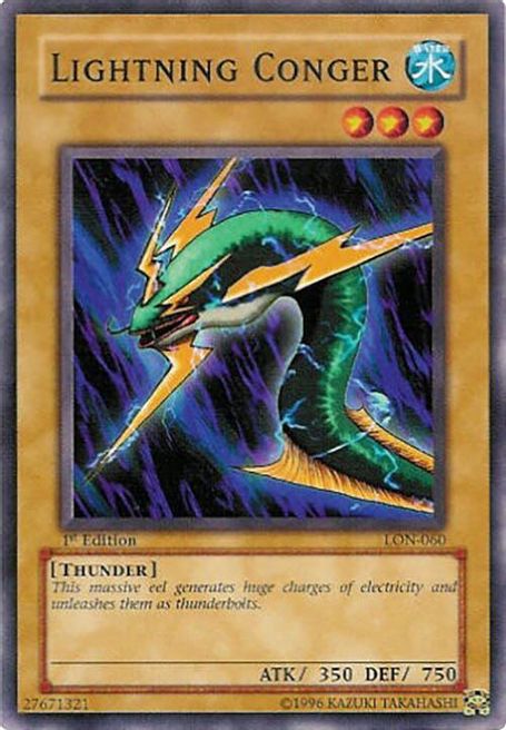Lightning Conger - Labyrinth of Nightmare - YuGiOh