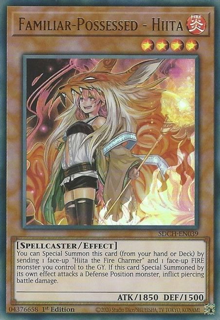 Familiar-Possessed - Hiita (Alternate Art) - Structure Deck: Spirit ...