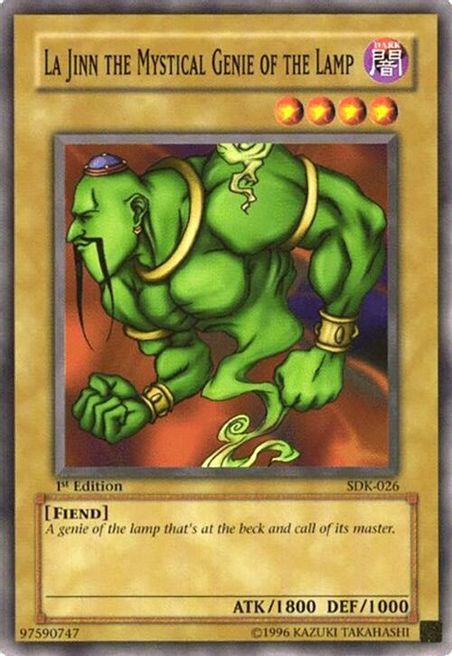 La Jinn the Mystical Genie of the Lamp - Starter Deck: Kaiba - YuGiOh
