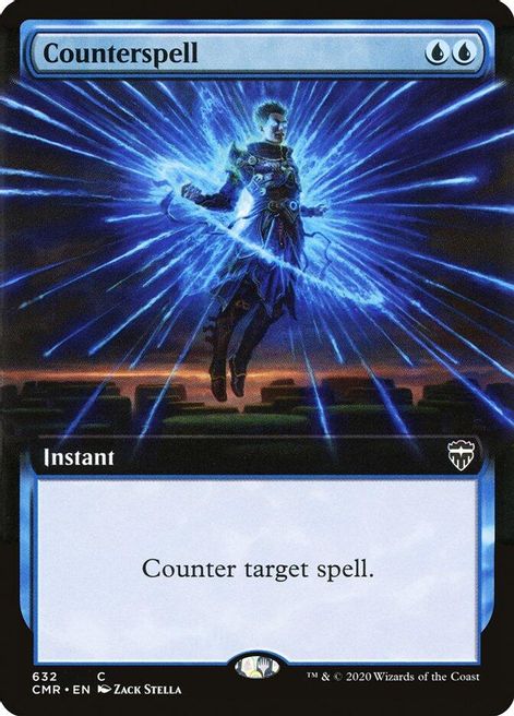 Counterspell (Extended Art) - Commander Legends - Magic: The Gathering