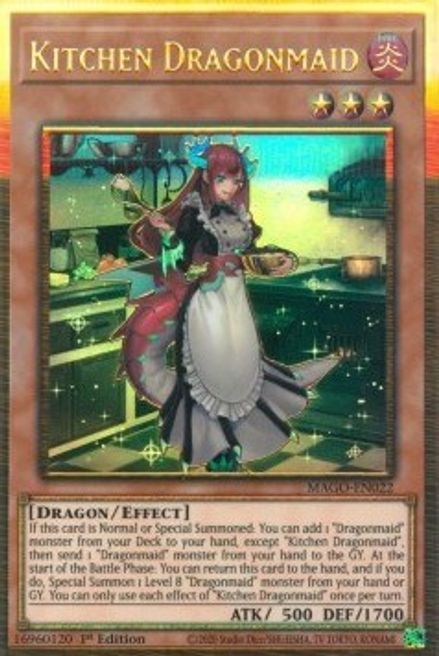 Kitchen Dragonmaid - Maximum Gold - YuGiOh