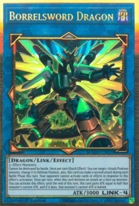 Borrelsword Dragon (Alternate Art) - Maximum Gold - YuGiOh