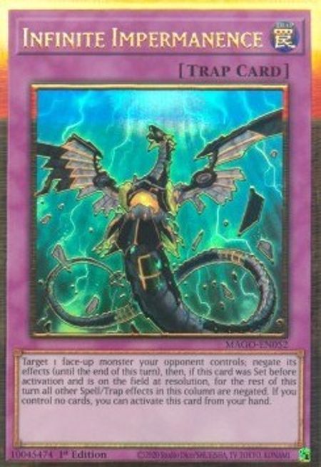 Infinite Impermanence - Maximum Gold - YuGiOh