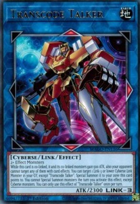 Transcode Talker - Maximum Gold - YuGiOh