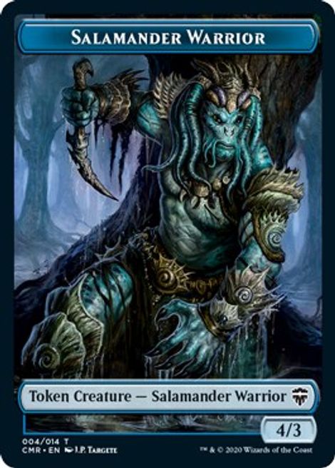 Salamander Warrior // Thrull Double-sided Token - Commander Legends ...