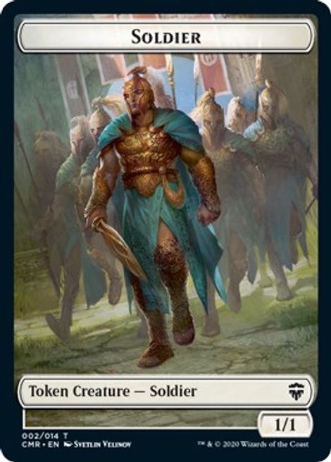 Soldier // Thrull Double-sided Token - Commander Legends - Magic: The Gathering