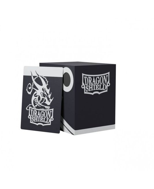 Dragon Shield Double Shell - Black/Black (Holds 100+) - Dragon Shield ...