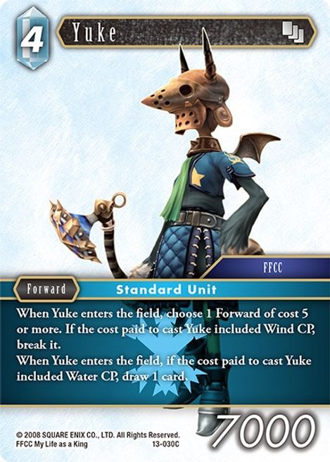 Yuke - 13-030C - Opus XIII: Crystal Radiance - Final Fantasy TCG