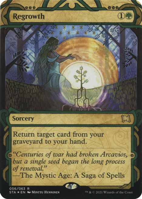 Regrowth (Foil Etched) - Strixhaven: Mystical Archives - Magic: The ...
