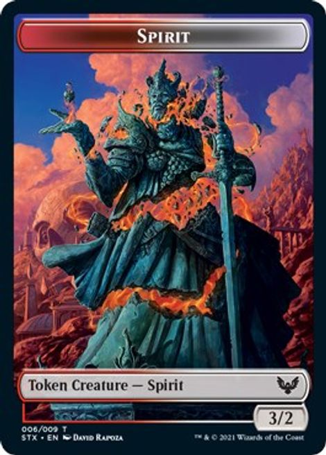 Spirit // Pest Double-sided Token - Strixhaven: School of Mages - Magic ...