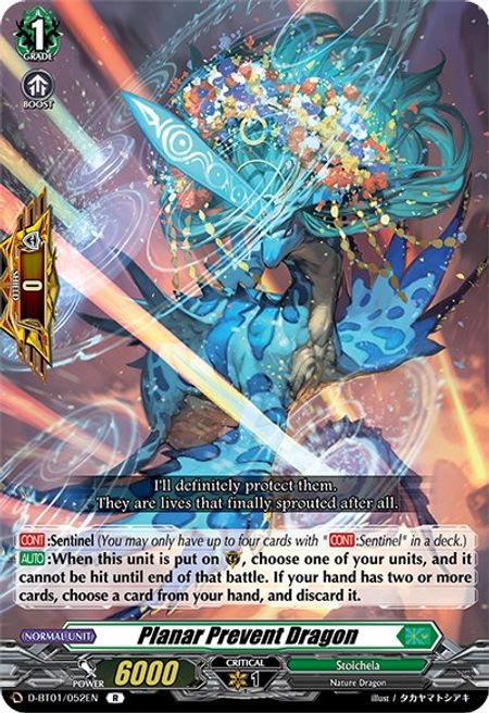Planar Prevent Dragon - Genesis of the Five Greats - Cardfight Vanguard