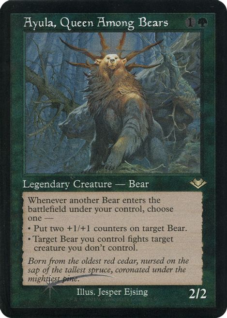 Ayula, Queen Among Bears (Retro Frame) (Foil Etched) - Modern Horizons ...