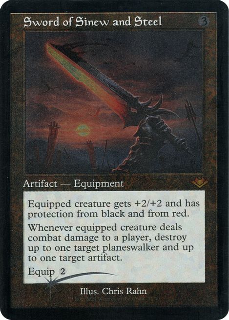 Sword of Sinew and Steel (Retro Frame) (Foil Etched) - Modern Horizons ...
