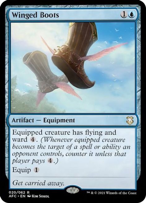 Winged Boots - Commander: Adventures in the Forgotten Realms - Magic ...