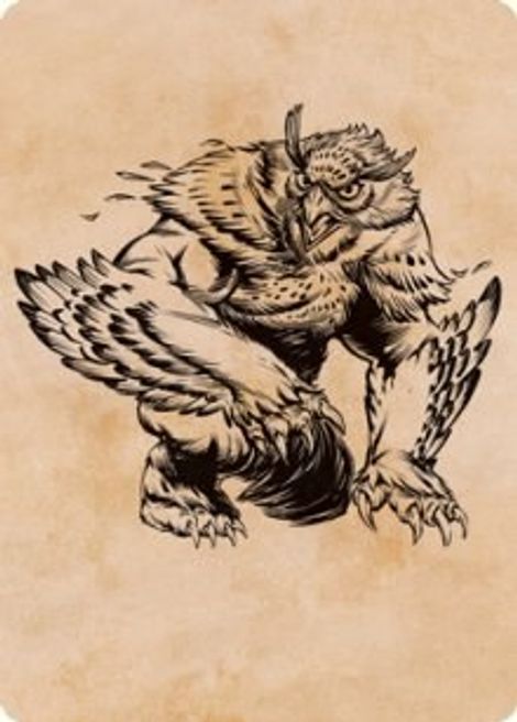 Owlbear (Showcase) Art Card - Art Series: Adventures in the Forgotten ...