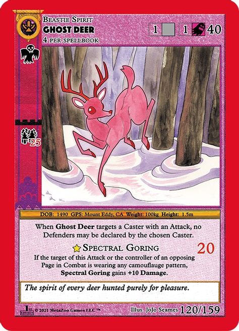 Ghost Deer - Cryptid Nation: First Edition - MetaZoo