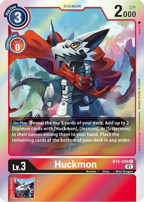 Huckmon - Double Diamond - Digimon Card Game