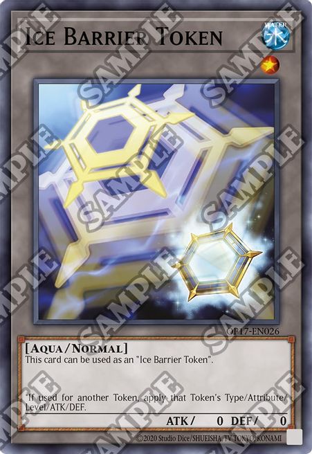 Ice Barrier Token - OTS Tournament Pack 17 - YuGiOh
