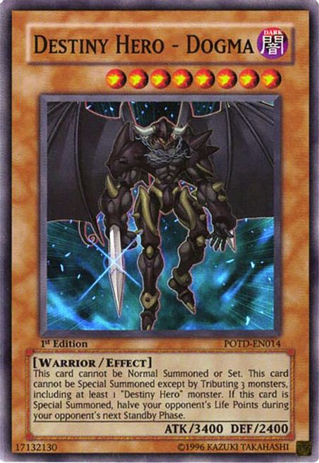 Destiny Hero - Dogma - Power of the Duelist - YuGiOh