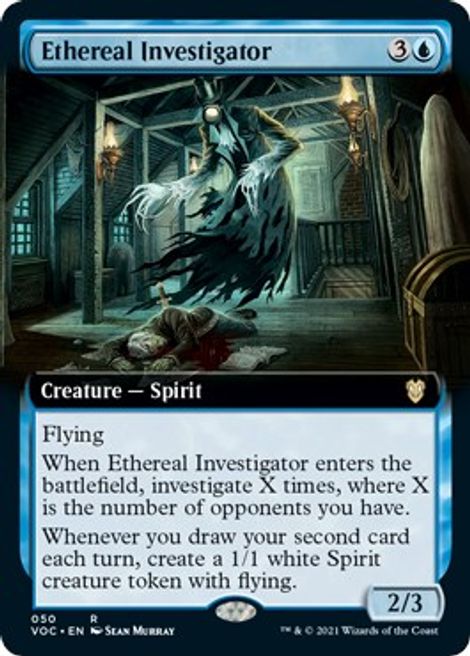 Ethereal Investigator (Extended Art) - Commander: Innistrad: Crimson ...