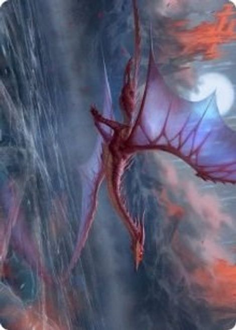 Manaform Hellkite Art Card - Art Series: Innistrad: Crimson Vow - Magic ...