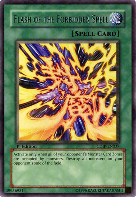 Flash of the Forbidden Spell - Cyberdark Impact - YuGiOh