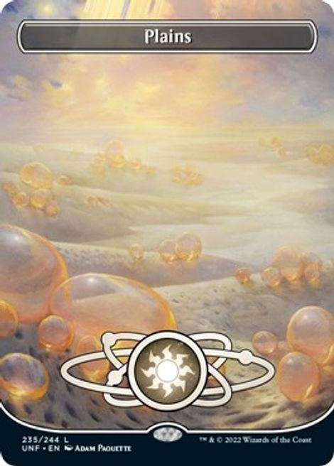 Plains (235) (Borderless) - Unfinity - Magic: The Gathering