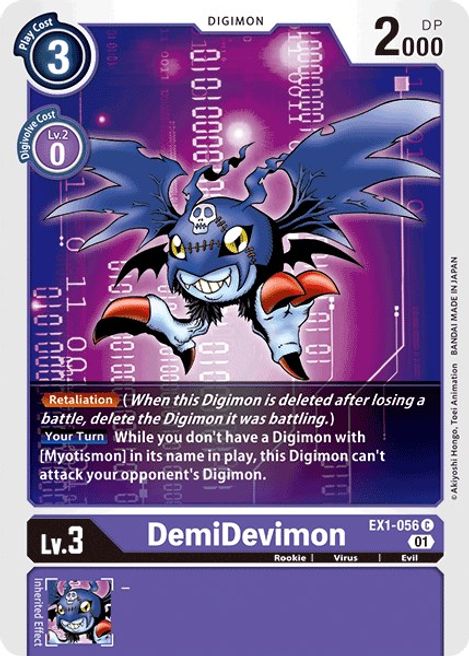 DemiDevimon - Classic Collection - Digimon Card Game