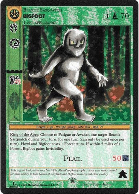 Bigfoot - Sample Cards - MetaZoo