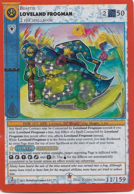 Loveland Frogman - Cryptid Nation: Second Edition - MetaZoo