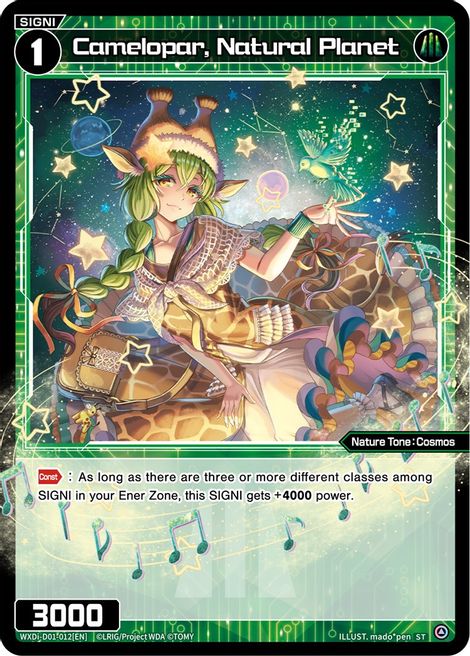 Camelopar, Natural Planet - Diva Debut Deck D01: Ancient Surprise - WIXOSS