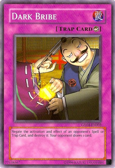 Dark Bribe (GX Tag Force 2) - Yu-Gi-Oh! Video Game Promotional Cards ...