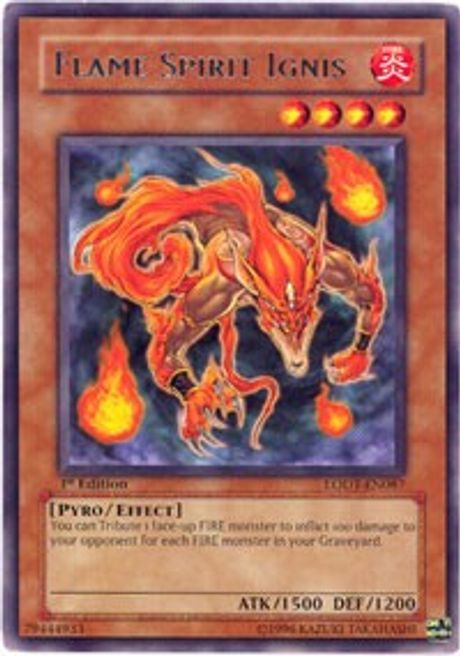 Flame Spirit Ignis - Light of Destruction - YuGiOh