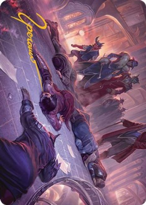 Make an Example Art Card (Gold-Stamped Signature) - Art Series: Streets ...