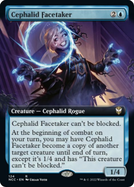 Cephalid Facetaker (Extended Art) - Commander: Streets of New Capenna ...