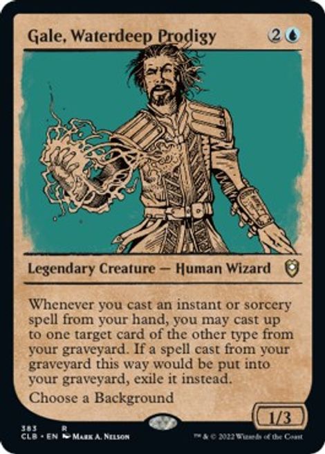 Gale, Waterdeep Prodigy (Showcase) - Commander Legends: Battle for ...